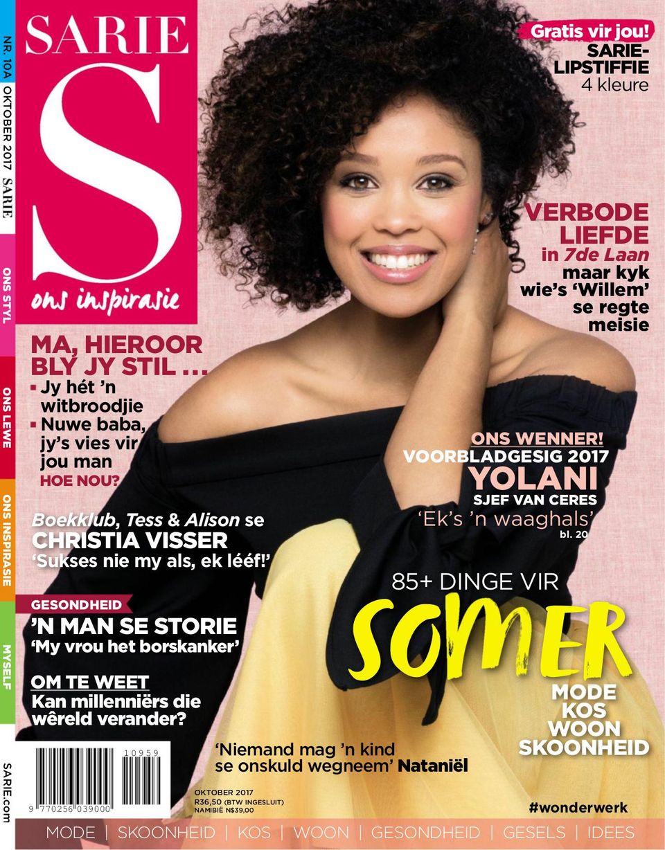 Get digital access to Sarie - Oktober 2017 issue | Magzter.com