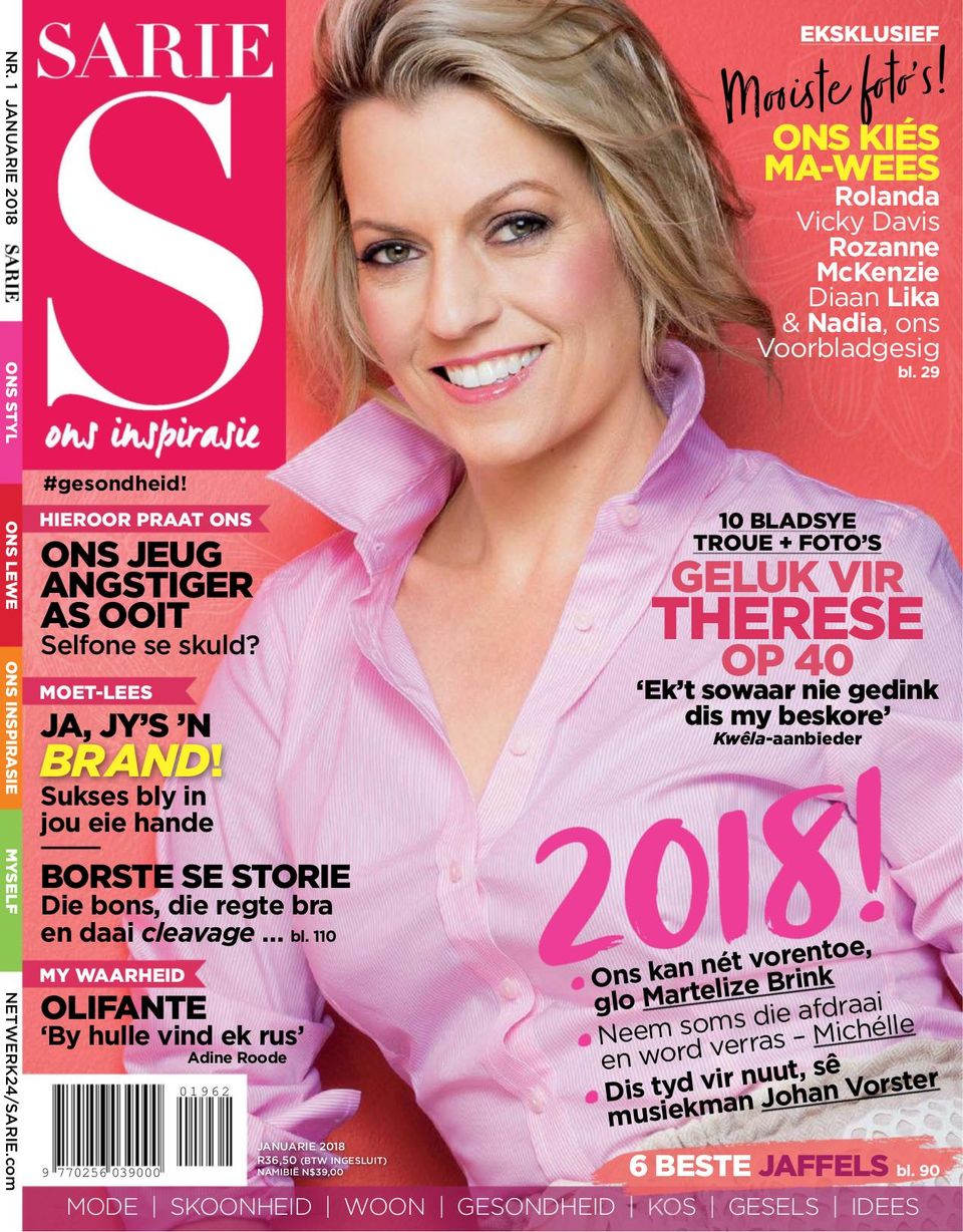Sarie-Januarie 2018 Magazine - Get your Digital Subscription