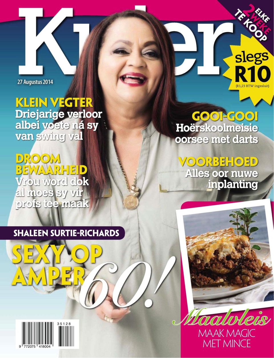 Get digital access to Kuier - August 27 2014 issue | Magzter.com