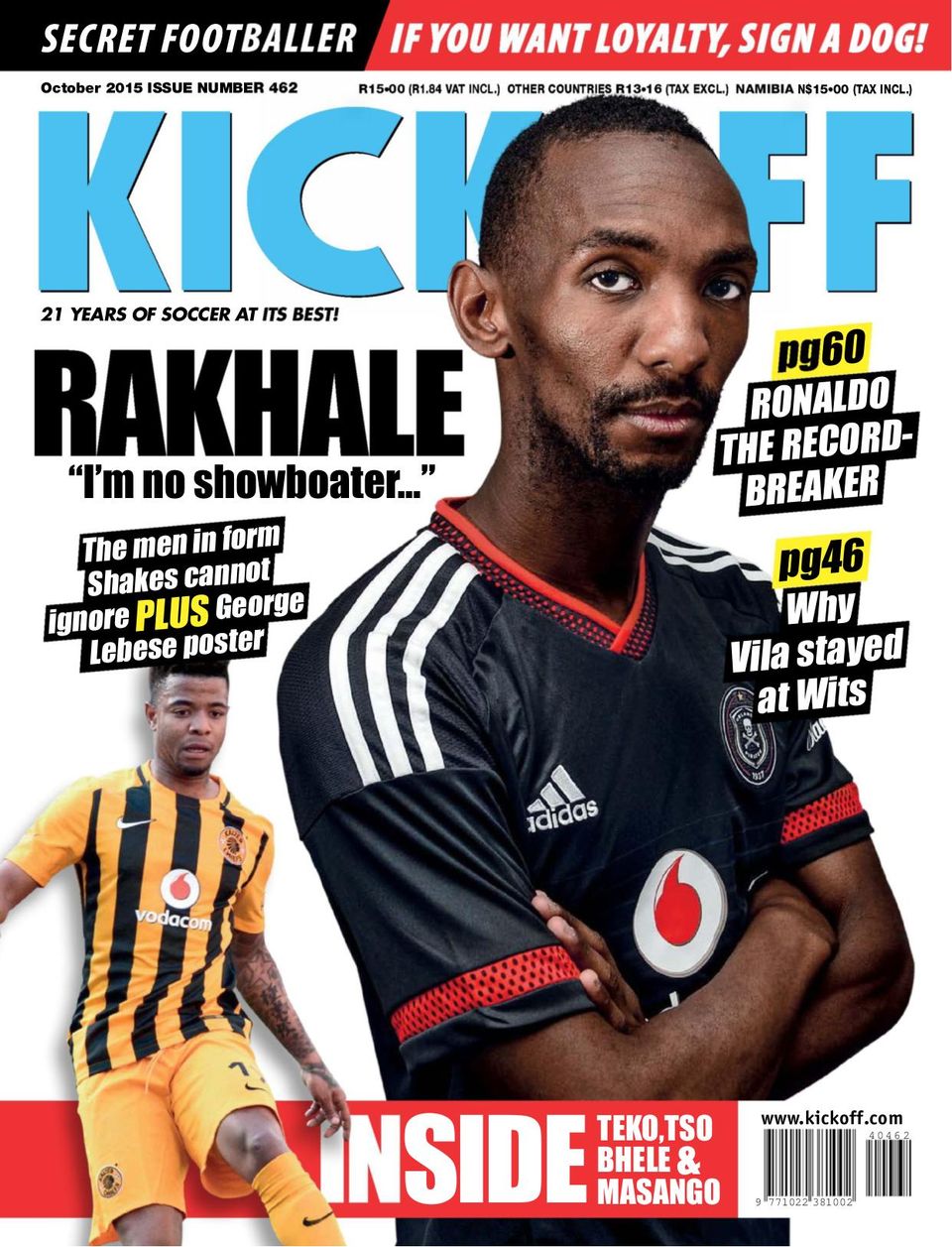 Get digital access to Kickoff - October 2015 issue | Magzter.com