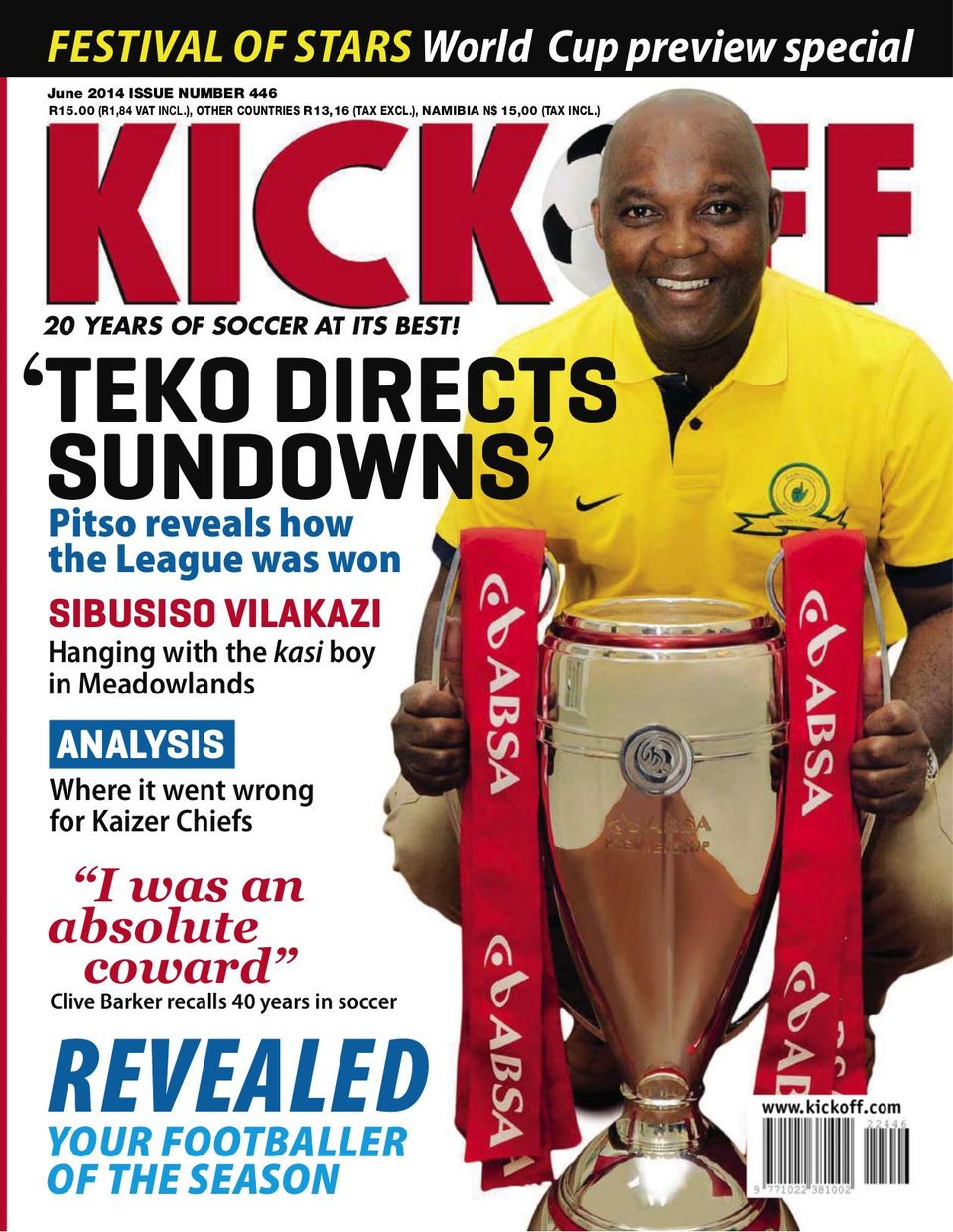 Kickoff-June 2014 Magazine - Get your Digital Subscription