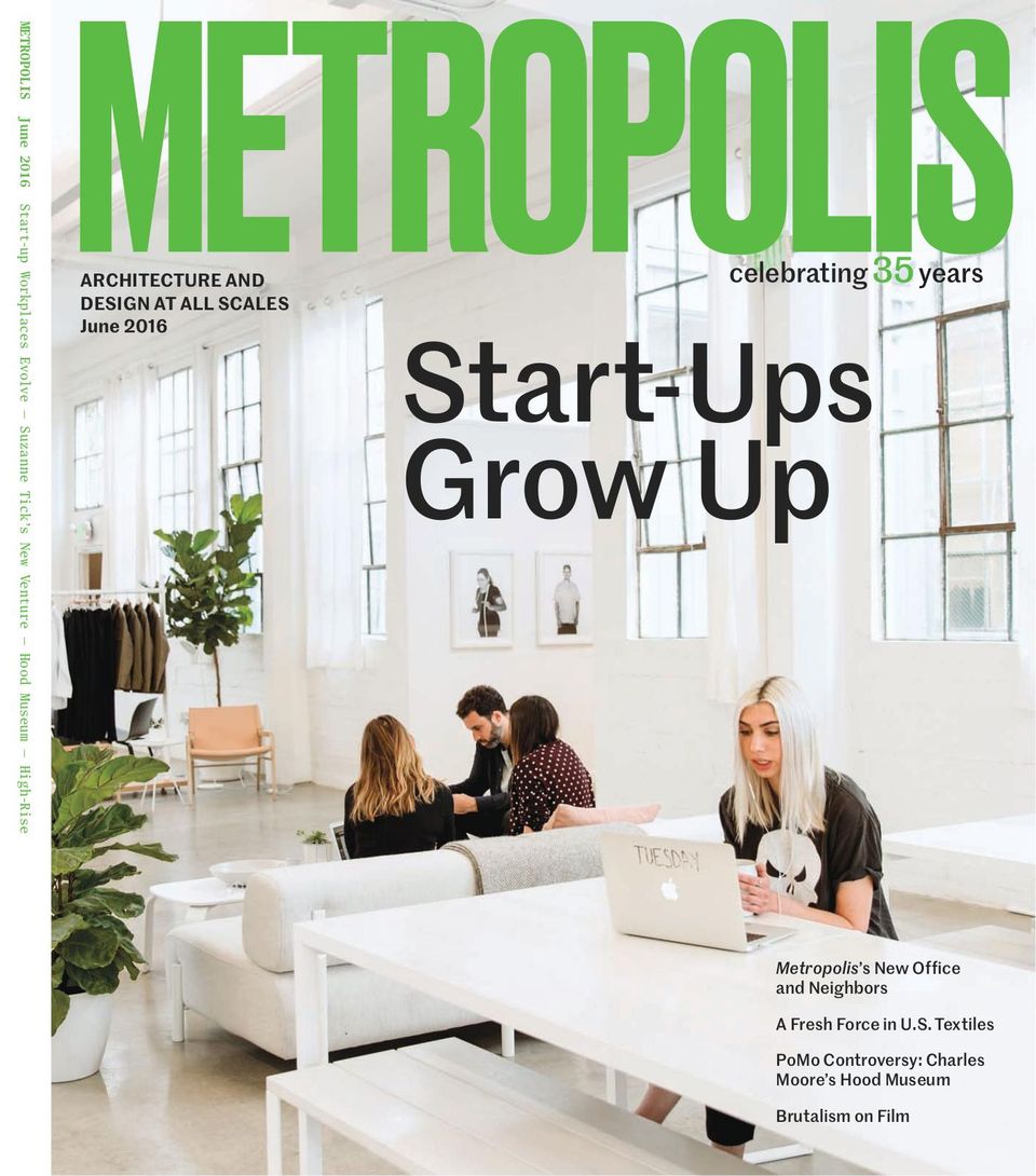 Metropolis Magazine-June 2016 Magazine - Get your Digital Subscription