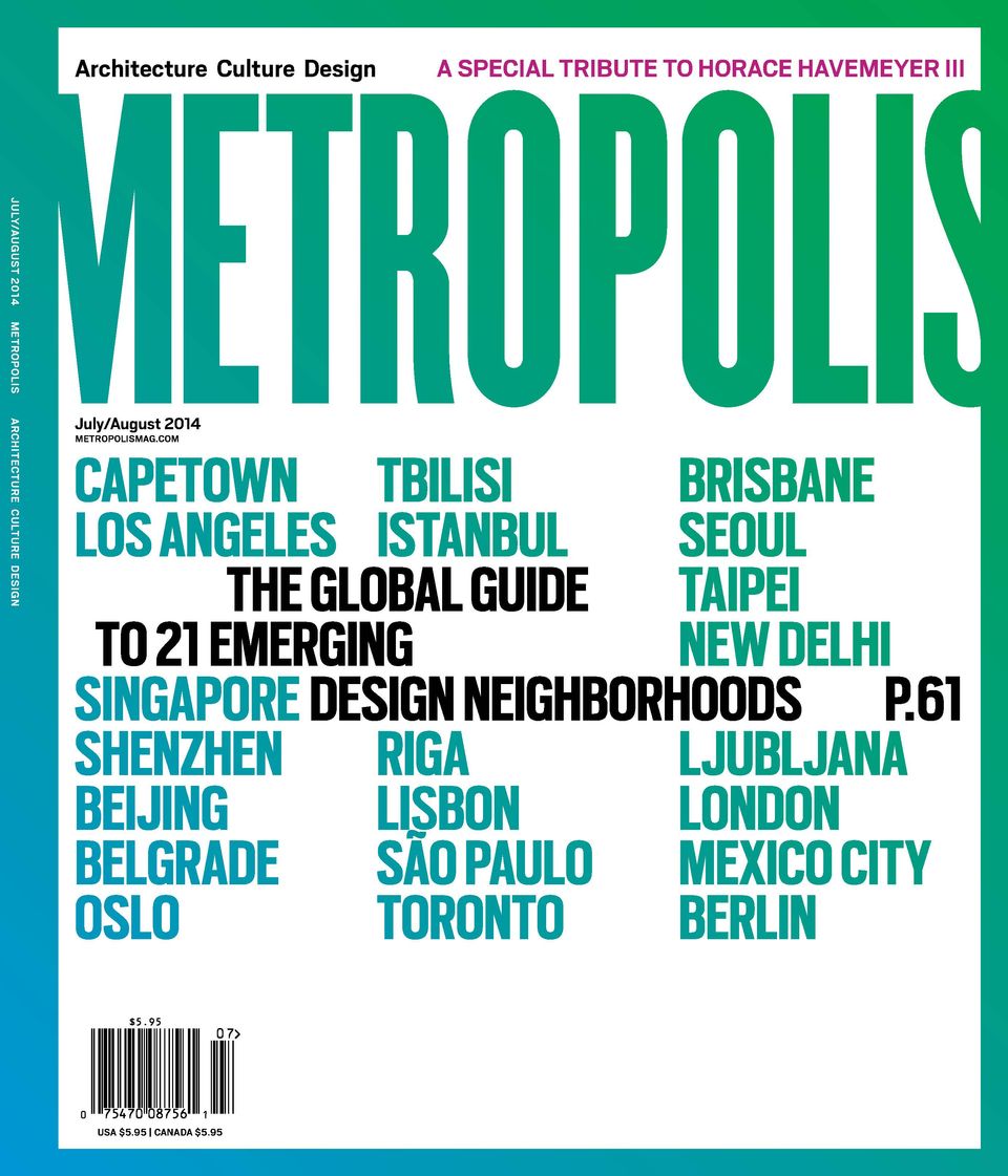 Metropolis Magazine-July/August 2014 Magazine