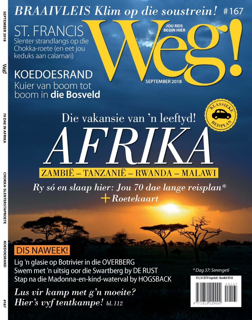Get digital access to Weg! - September 2018 issue | Magzter.com