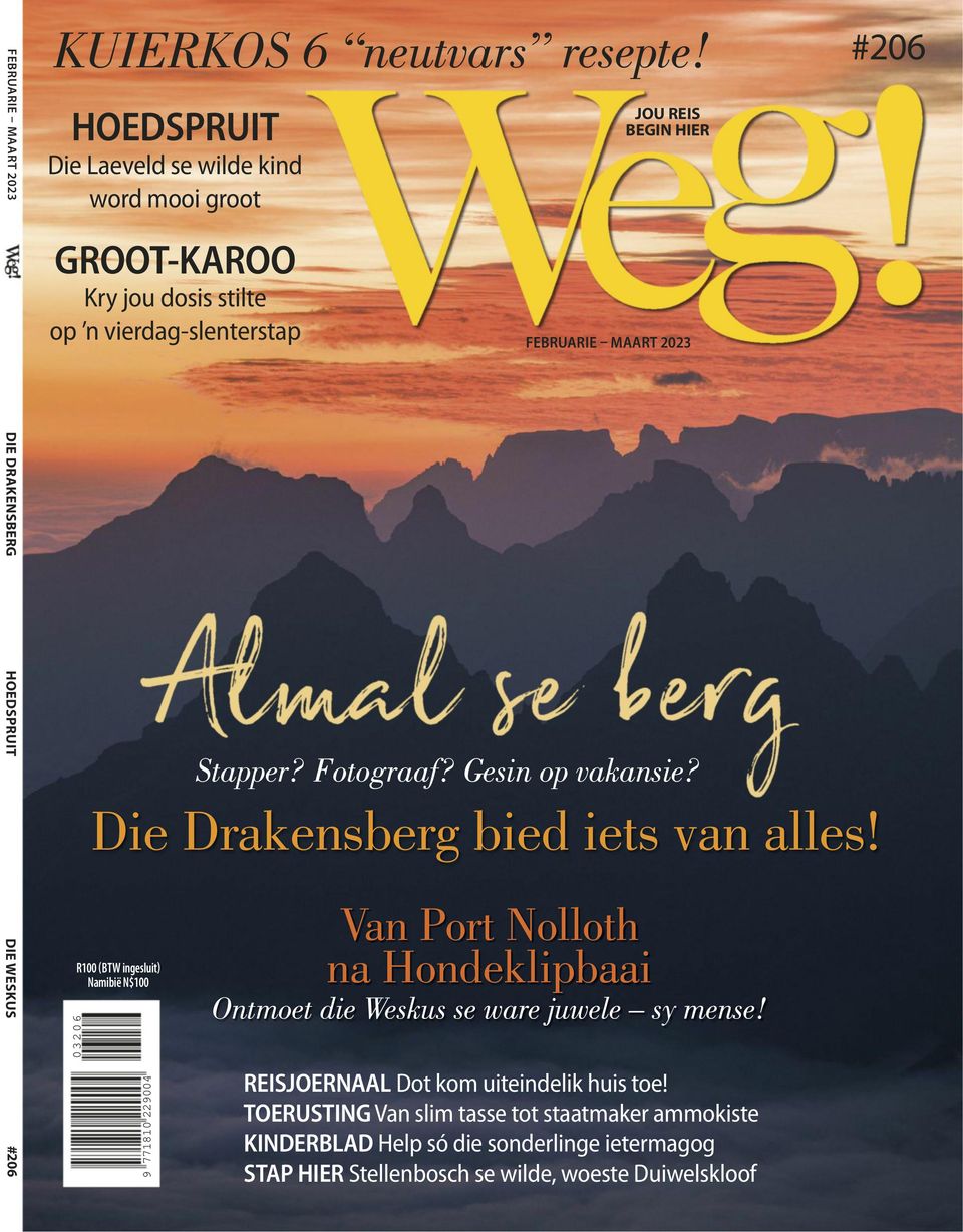 Get digital access to Weg! - Februarie/Maart 2023 issue | Magzter.com