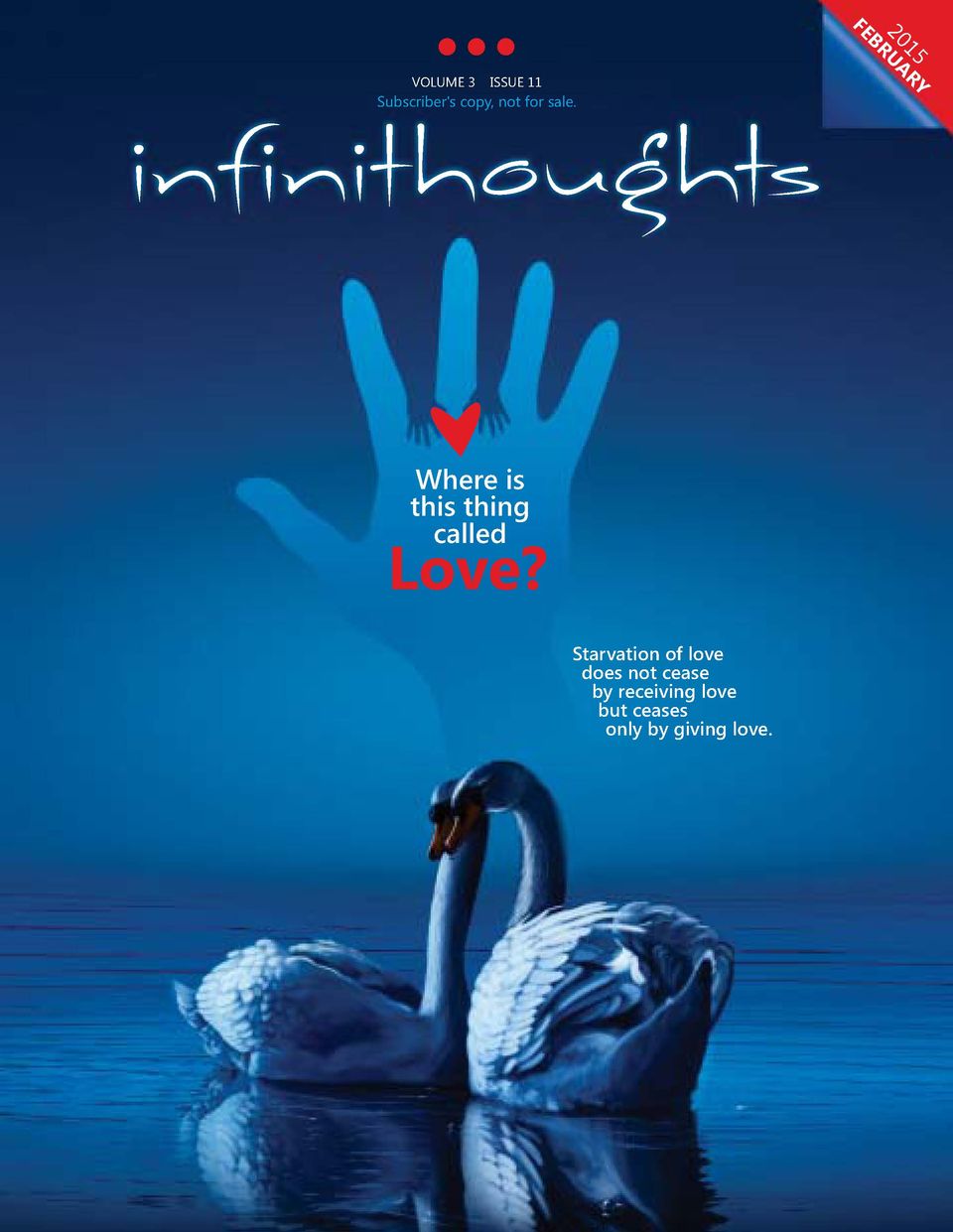 infinithoughts-February 2015 - Where is thing called Love? issue Magazine