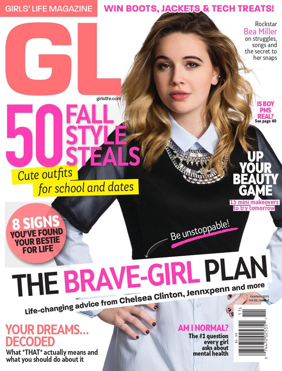 Girls' Life magazine-October - November 2015 Magazine