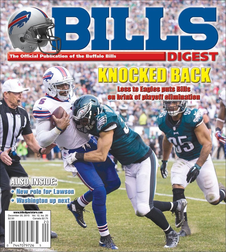 Bills Digest-DEC. 20, 2015; VOL. 12, NO. 20 Magazine