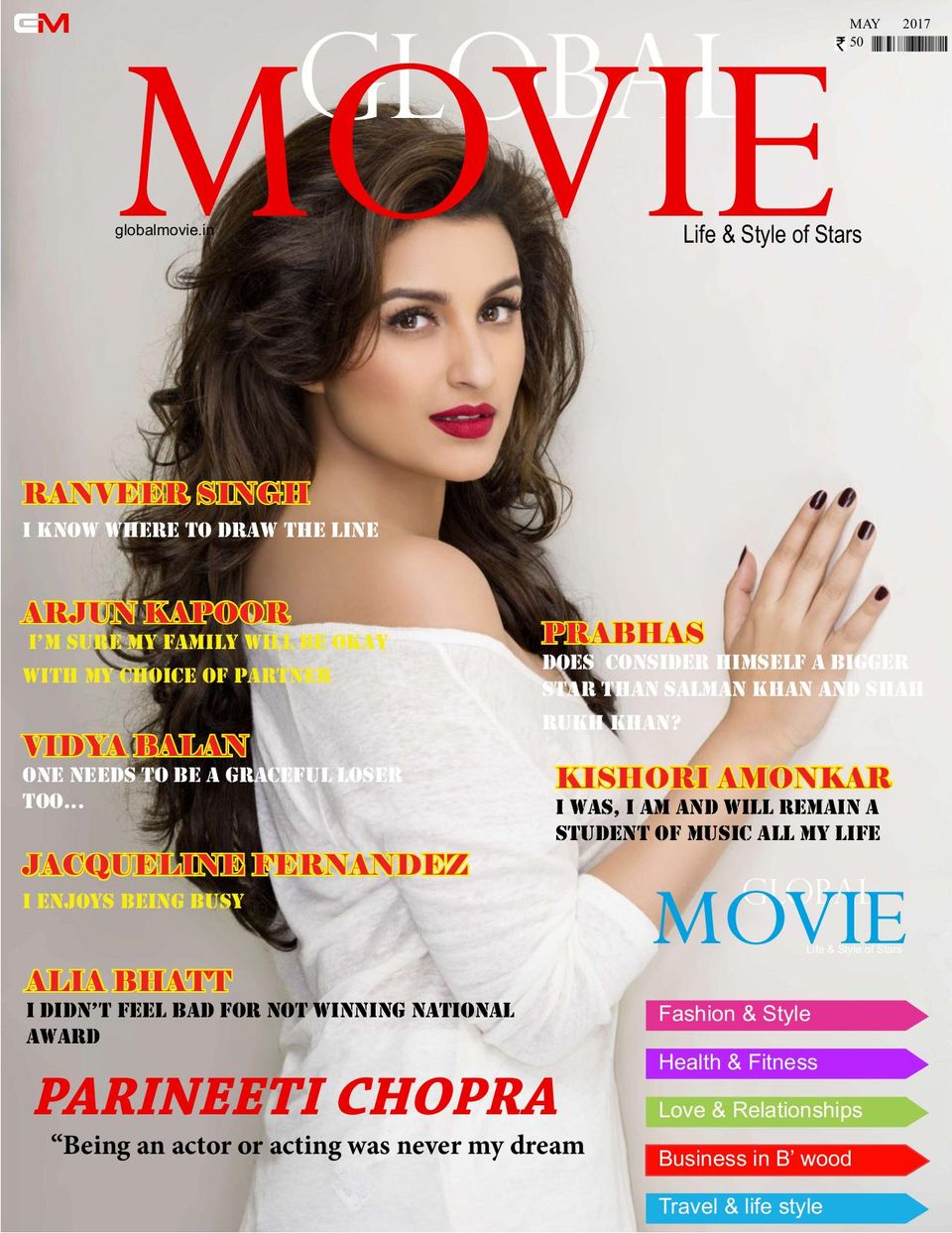 Get digital access to GLOBAL MOVIE MAGAZINE - May 2017 issue | Magzter.com