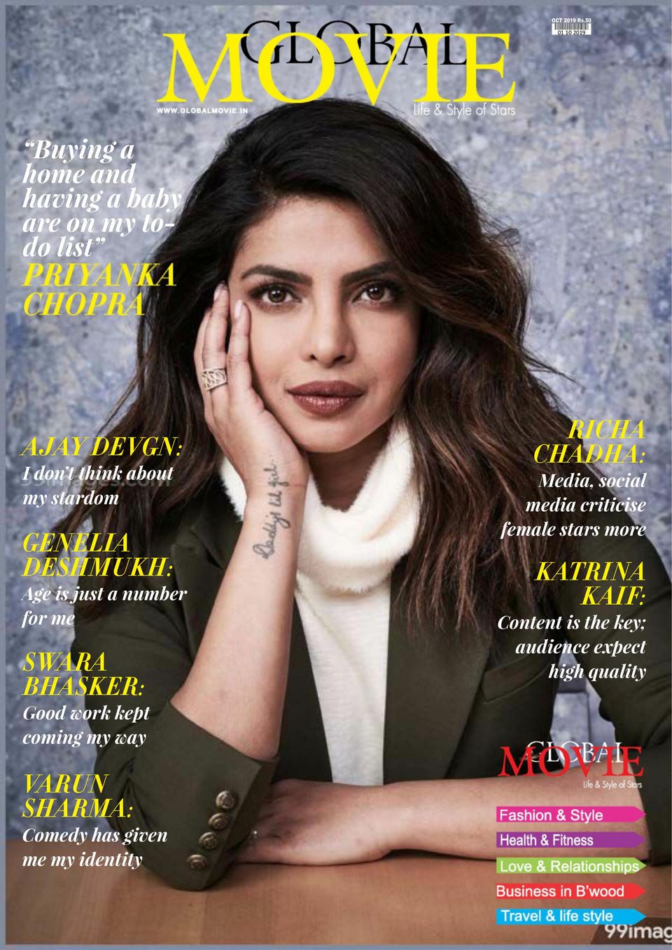 GLOBAL MOVIE MAGAZINE-October 2019 Magazine - Get your Digital Subscription