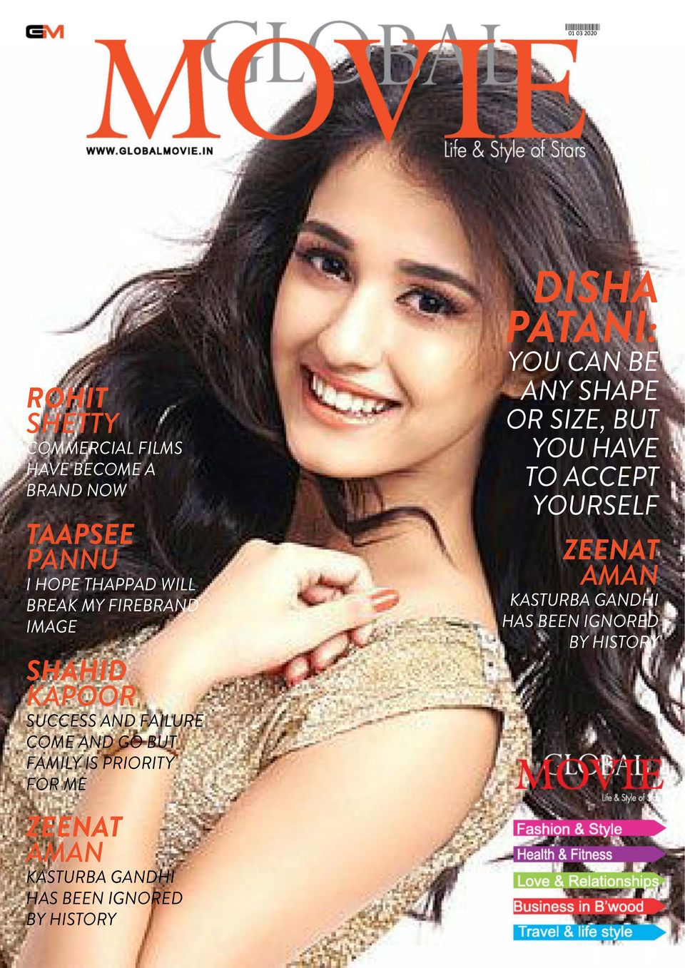 GLOBAL MOVIE MAGAZINE-March 2020 Magazine - Get your Digital Subscription