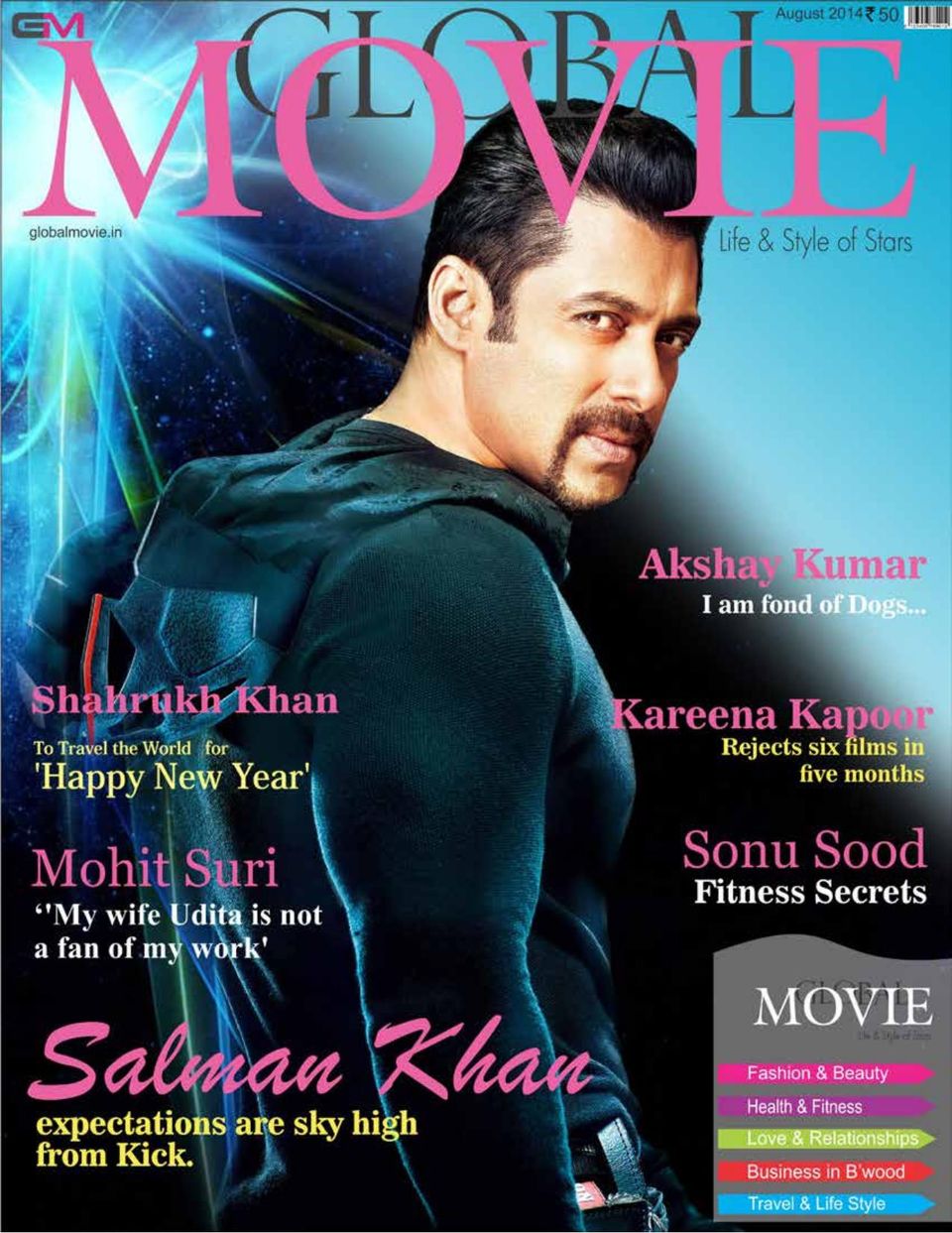 GLOBAL MOVIE MAGAZINE-August 2014 Magazine - Get your Digital Subscription