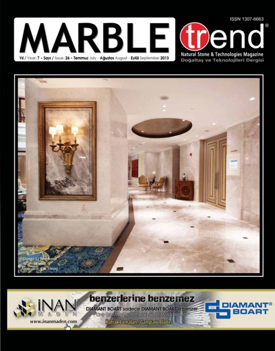 Get digital access to Marble Trend Magazine - June - September 2013 ...