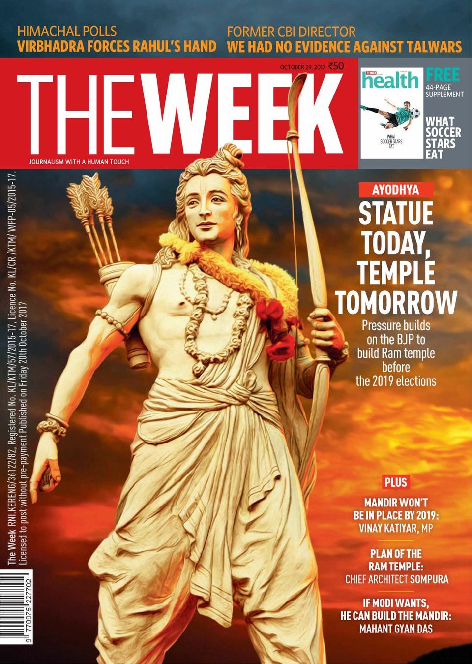 THE WEEK India-October 29, 2017 Magazine - Get your Digital Subscription