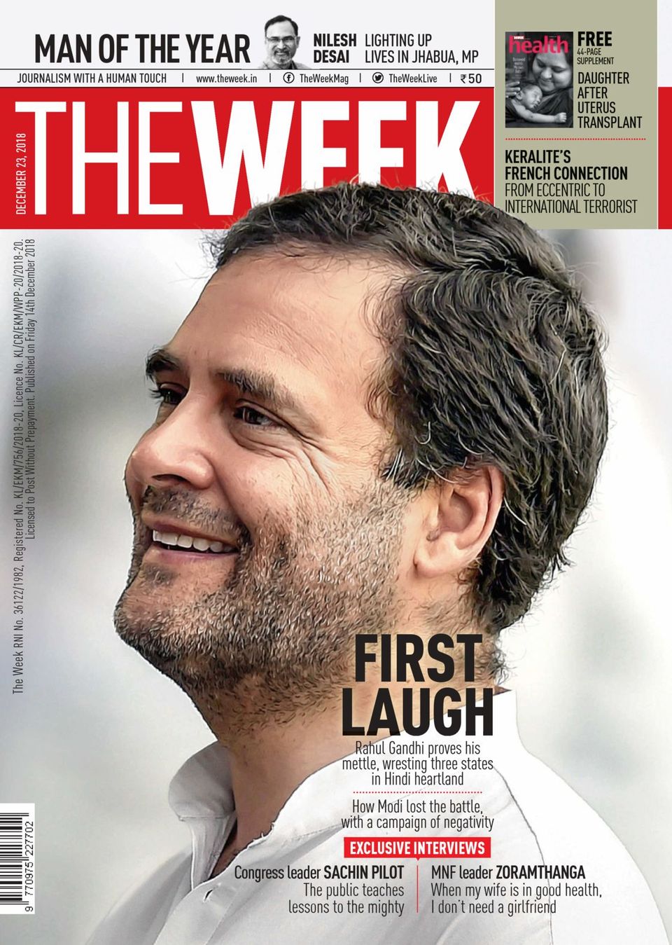 THE WEEK India-December 23, 2018 Magazine - Get your Digital Subscription