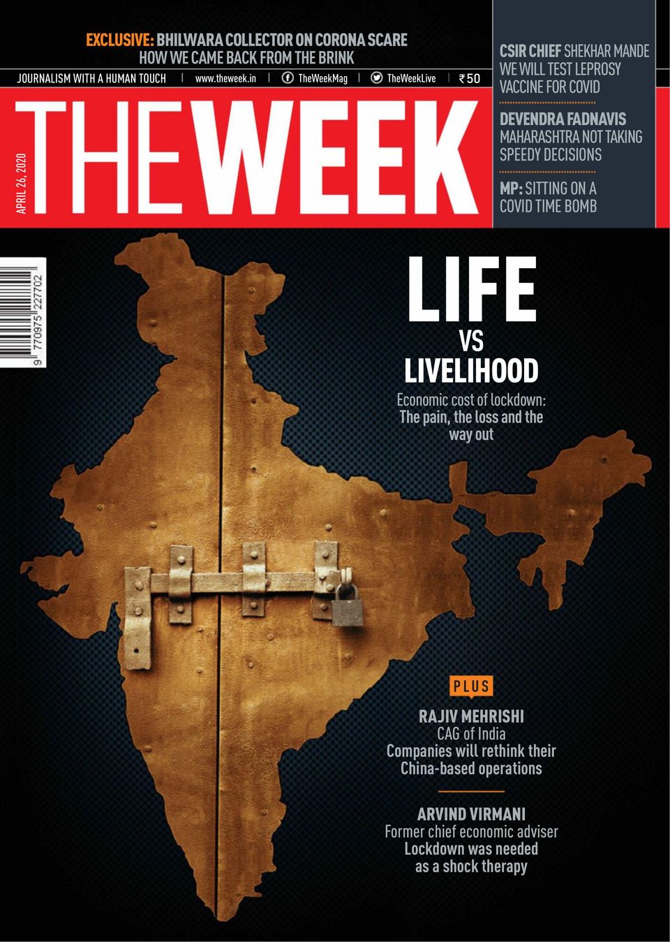THE WEEK India-April 26, 2020 Magazine - Get your Digital Subscription