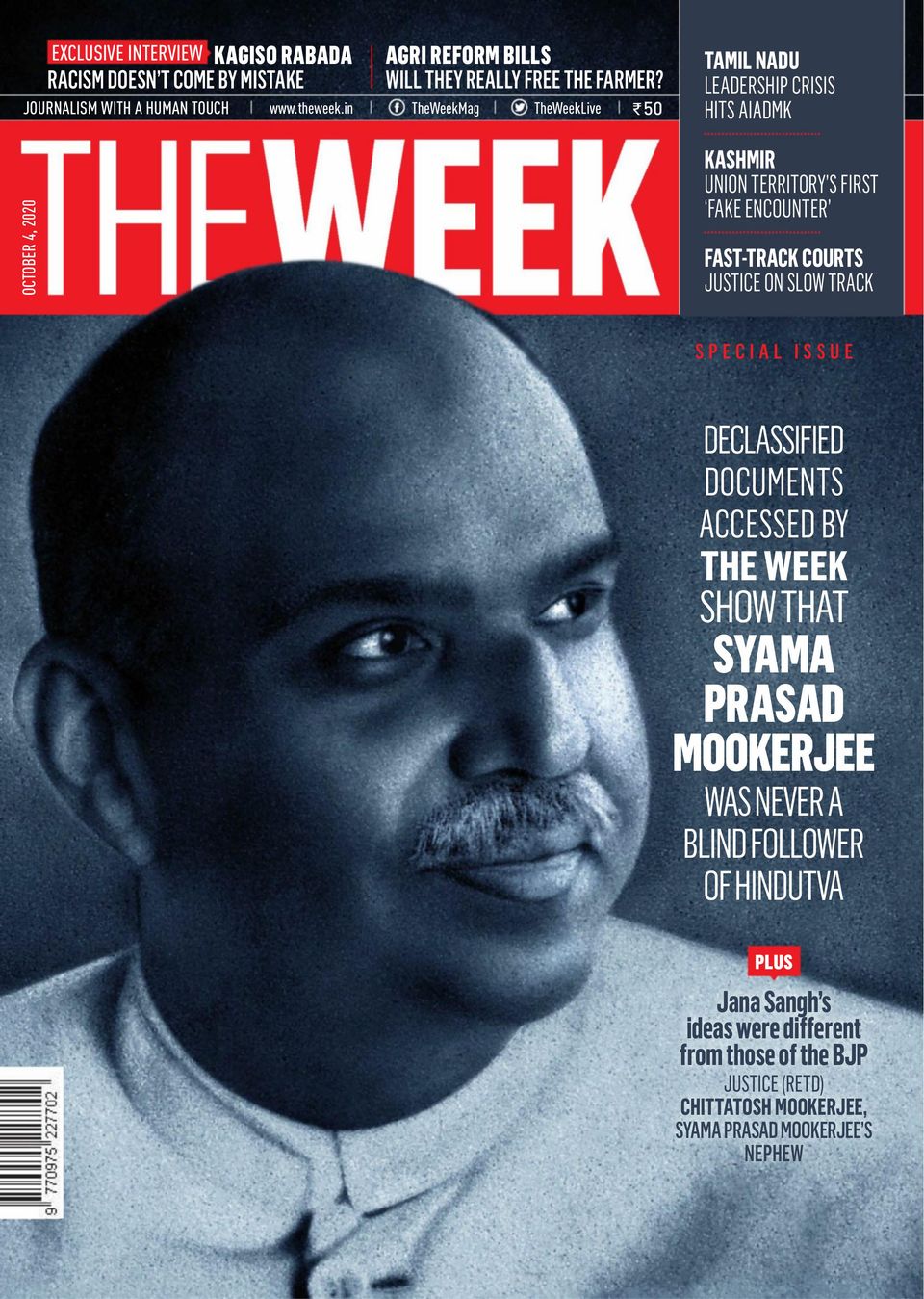 THE WEEK India-October 04, 2020 Magazine - Get your Digital Subscription