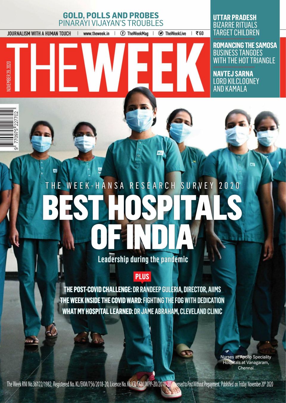 THE WEEK India-November 29, 2020 Magazine - Get your Digital Subscription