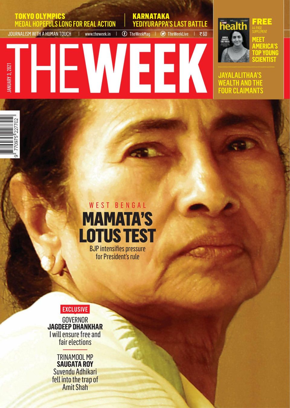 Get digital access to THE WEEK India - January 03, 2021 issue | Magzter.com
