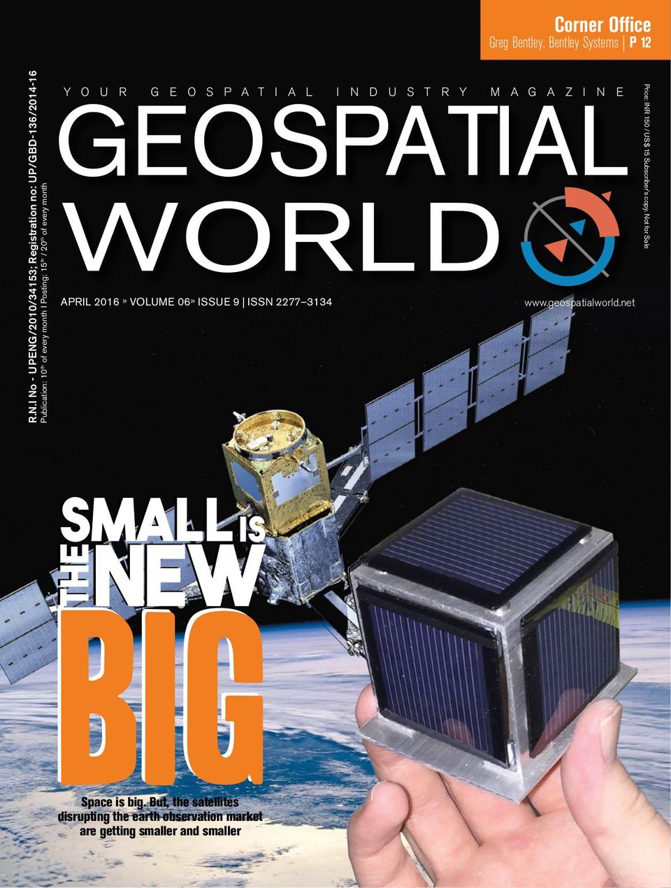 Get digital access to Geospatial World - April 2016 issue | Magzter.com