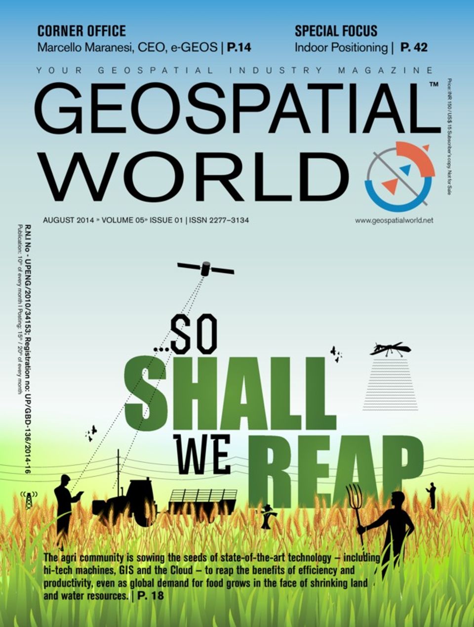 Get digital access to Geospatial World - August 2014 issue | Magzter.com