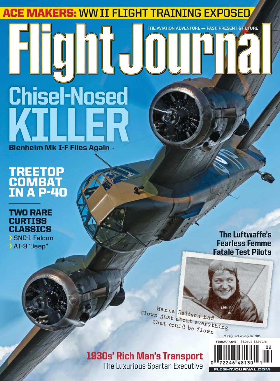 Flight Journal-February 2016 Magazine - Get your Digital Subscription