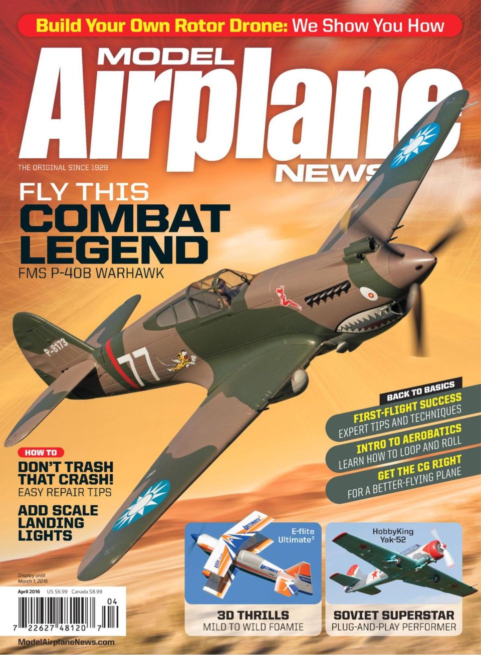 Model Airplane News-April 2016 Magazine - Get your Digital Subscription