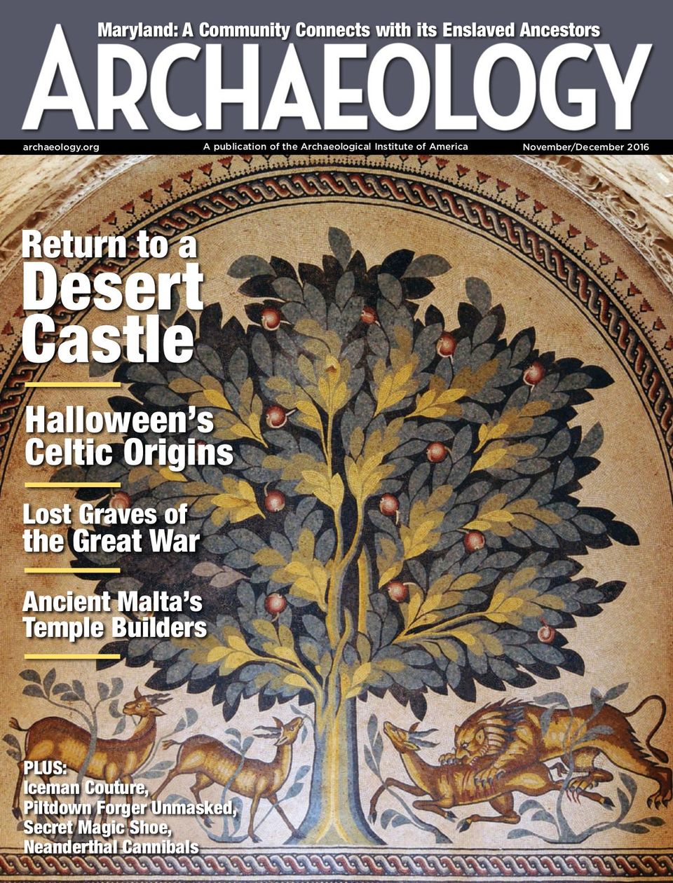 Archaeology-November/December 2016 Magazine - Get your Digital Subscription