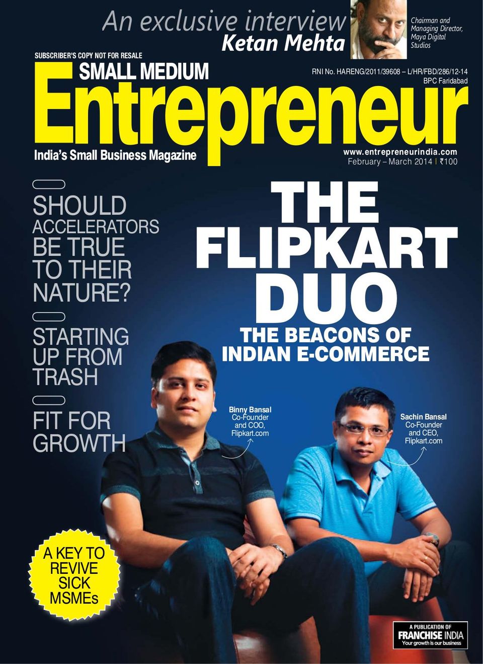 Entrepreneur magazine-February - March 2014 Magazine