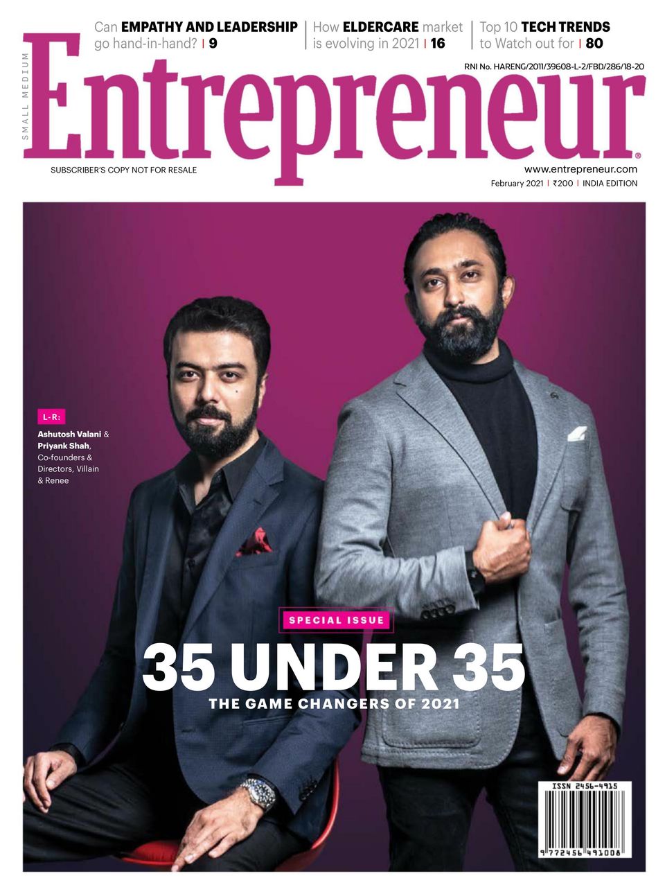 Entrepreneur magazine-February 2021 Magazine - Get your Digital ...