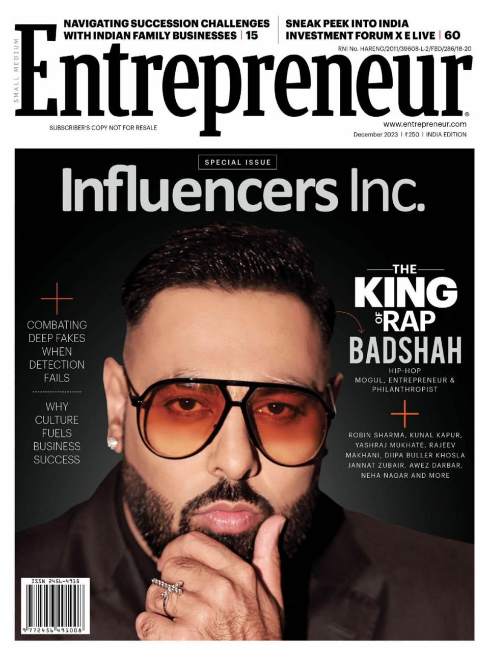 Get digital access to Entrepreneur magazine - December 2023 issue | Magzter.com