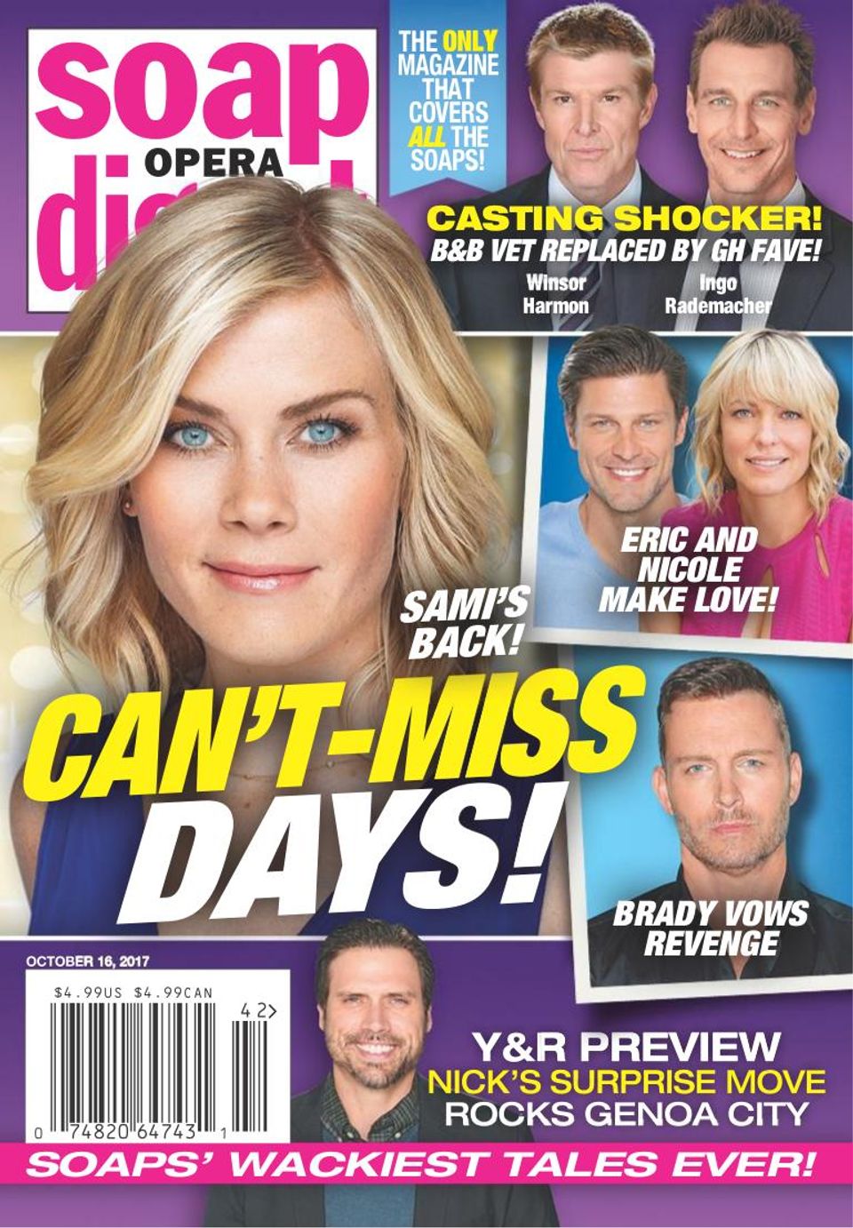 Soap Opera Digest-October 16 2017 Magazine - Get your Digital Subscription