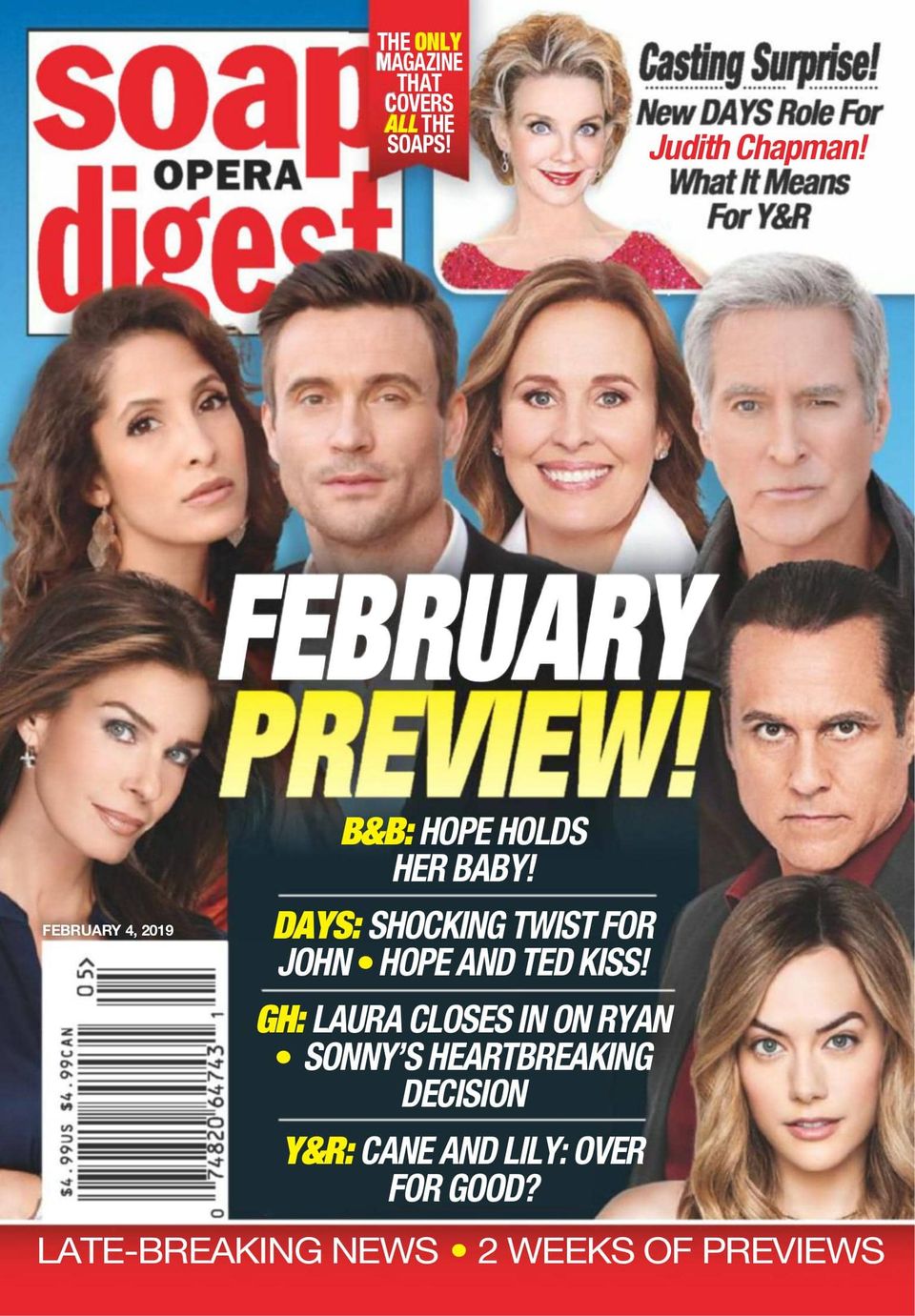 Soap Opera Digest-February 4, 2019 Magazine - Get your Digital Subscription