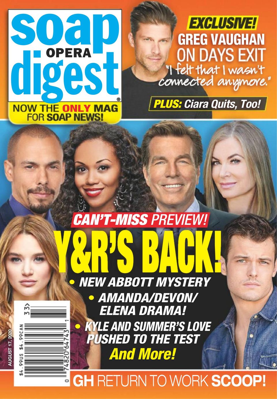 Get digital access to Soap Opera Digest - August 17, 2020 issue ...