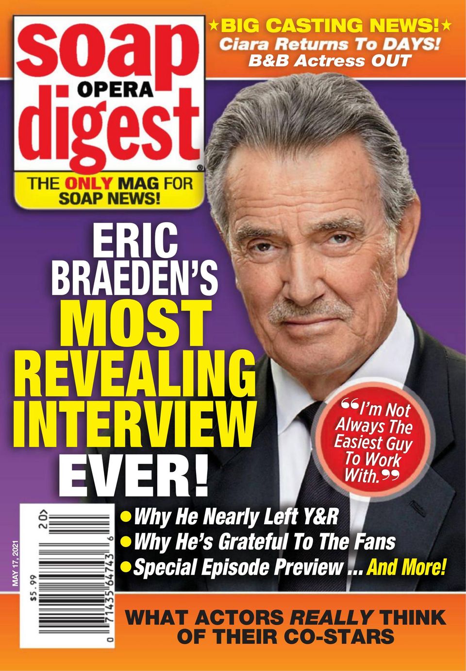 Get digital access to Soap Opera Digest - May 17, 2021 issue | Magzter.com
