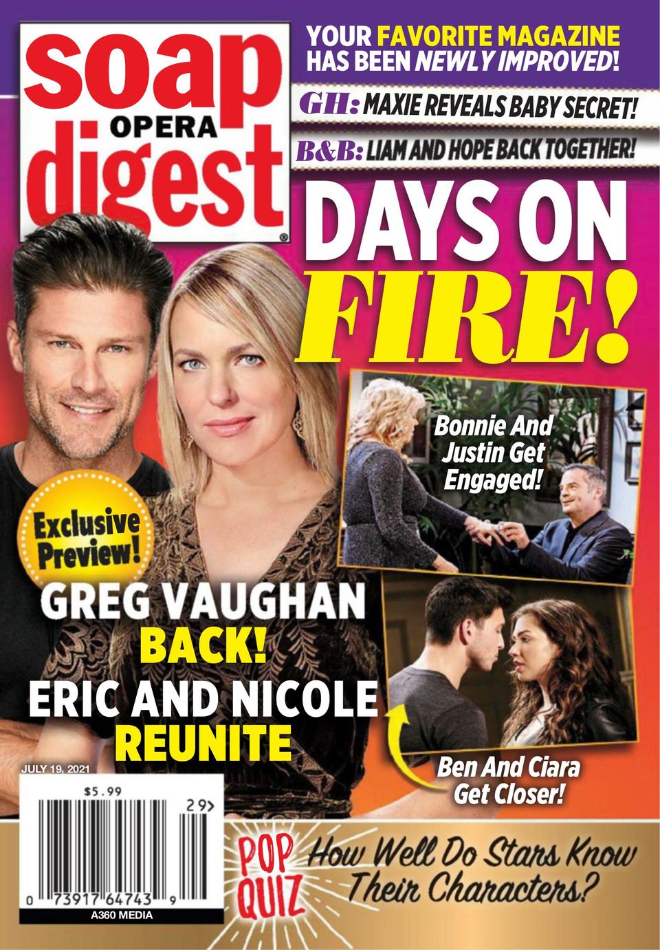 Get digital access to Soap Opera Digest - July 19, 2021 issue | Magzter.com