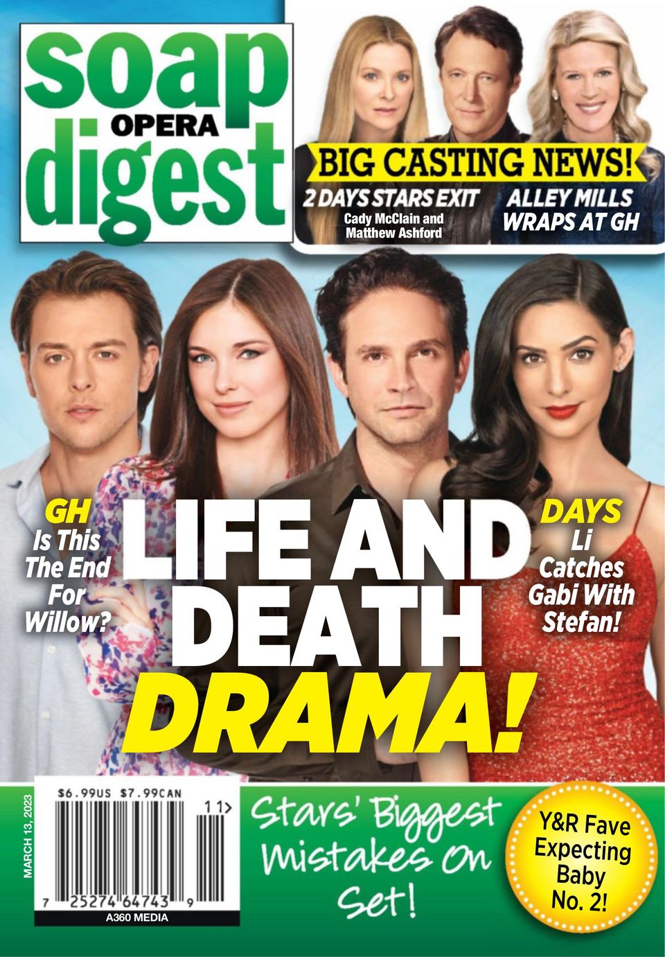 Get digital access to Soap Opera Digest - March 13, 2023 issue | Magzter.com