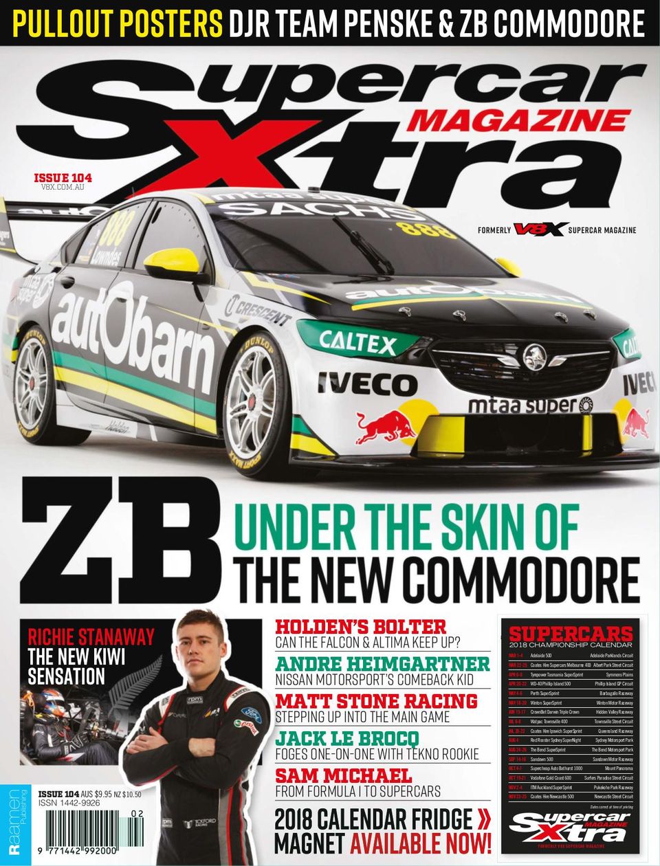 V8X Supercar Magazine-April - May 2018 Issue 104 Magazine