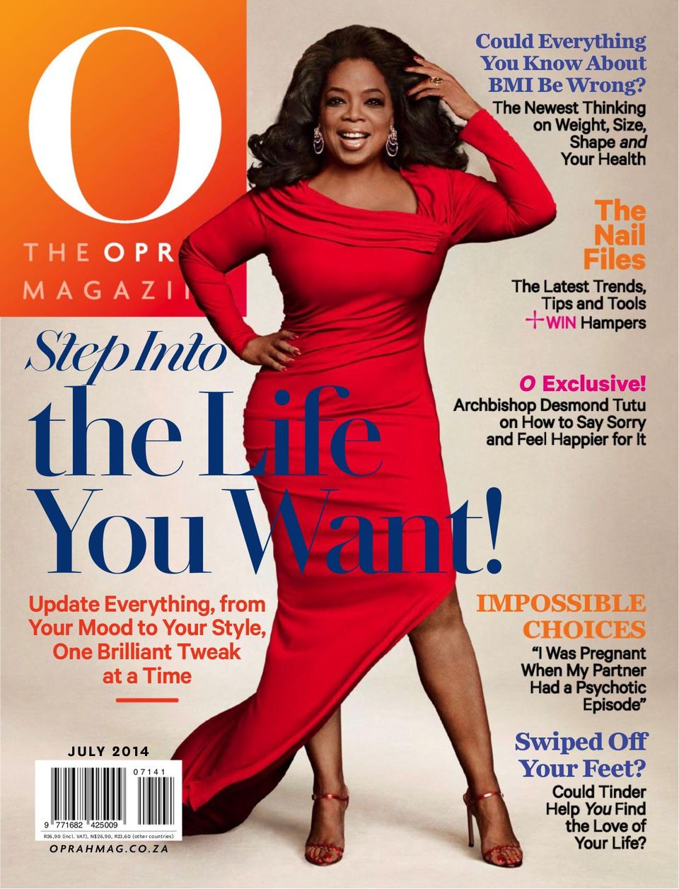 O, The Oprah magazine South Africa-July 2014 Magazine
