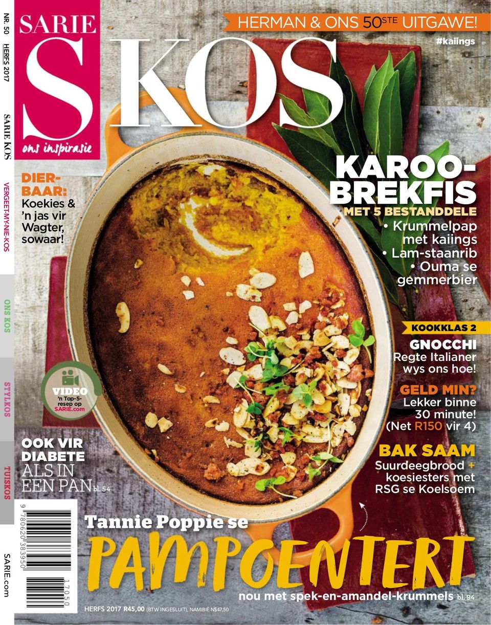 SARIE Kos-April/Mei - Fall 2017 Magazine - Get your Digital Subscription