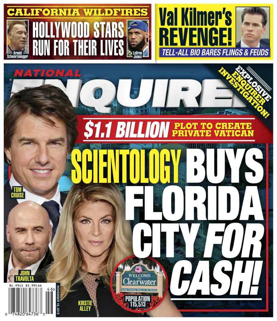 National Enquirer Cover November 2012