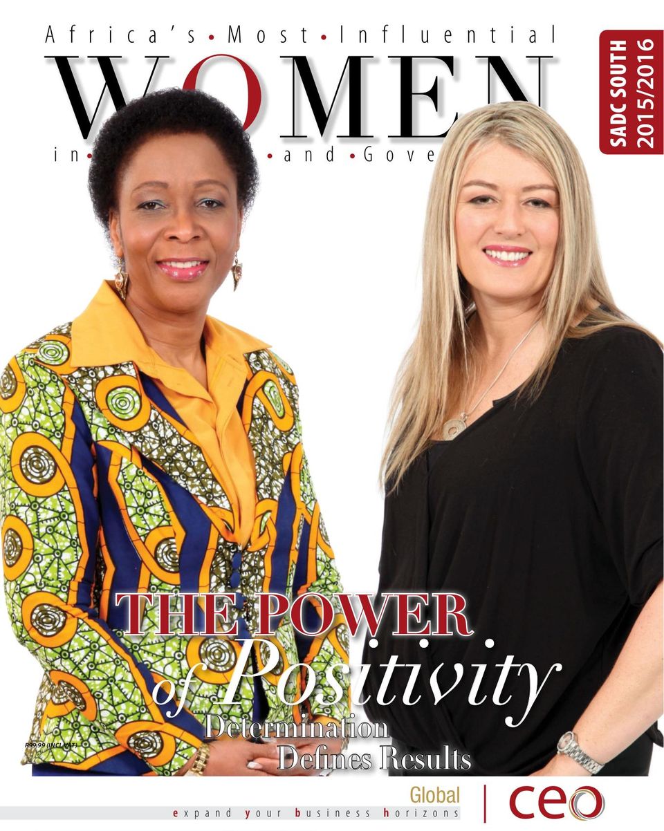 Most Influential Women Magazine-SADC South 2015 - 2016 Magazine