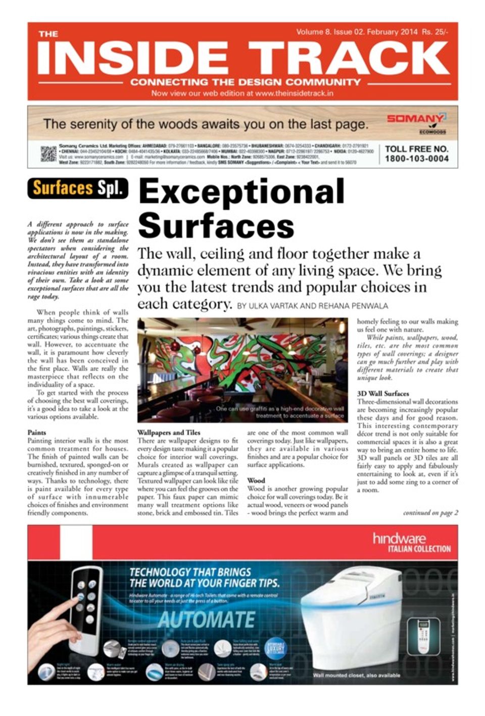 Get digital access to The Inside Track - February 2014 issue | Magzter.com