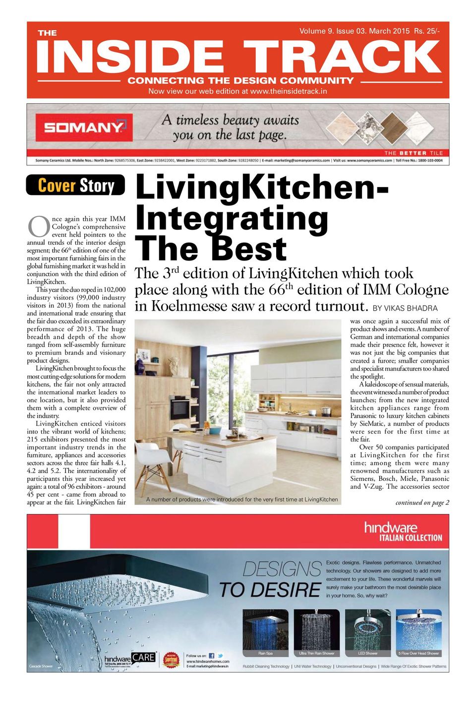 Get digital access to The Inside Track - March 2015 issue | Magzter.com