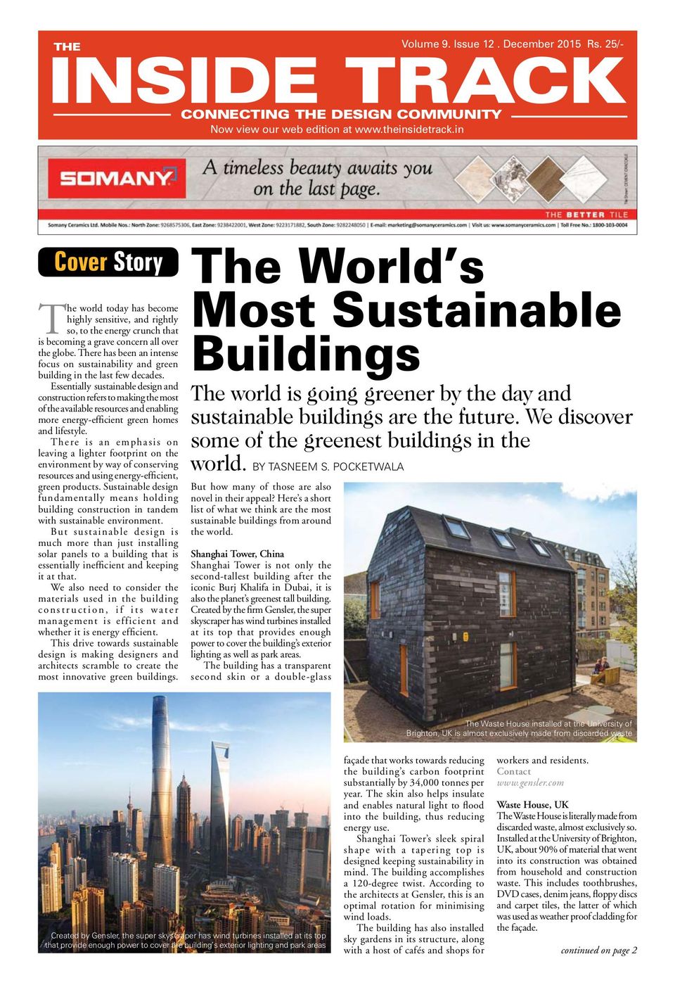 Get digital access to The Inside Track - December 2015 issue | Magzter.com