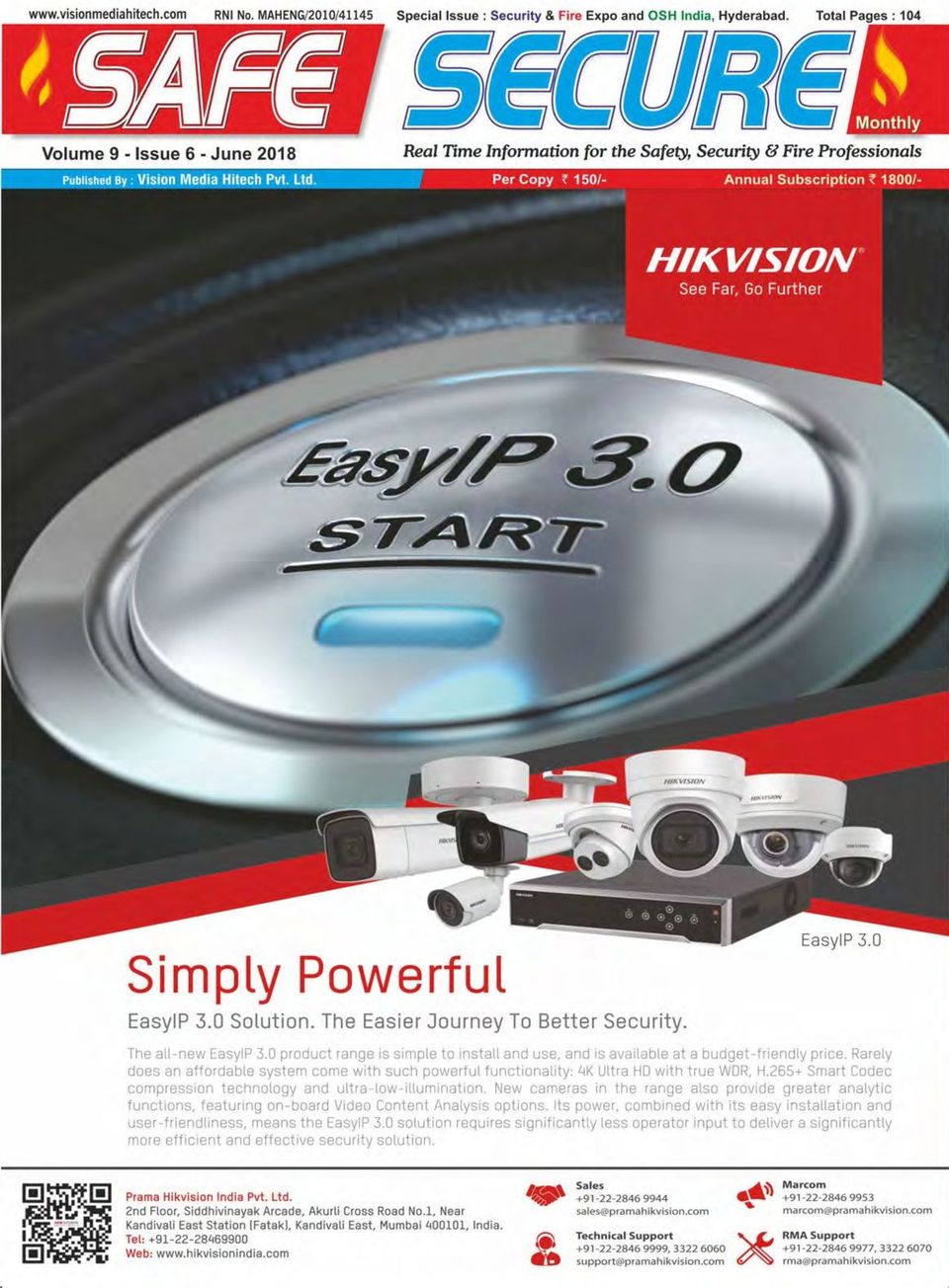 Safe Secure-June 2018 Magazine - Get your Digital Subscription