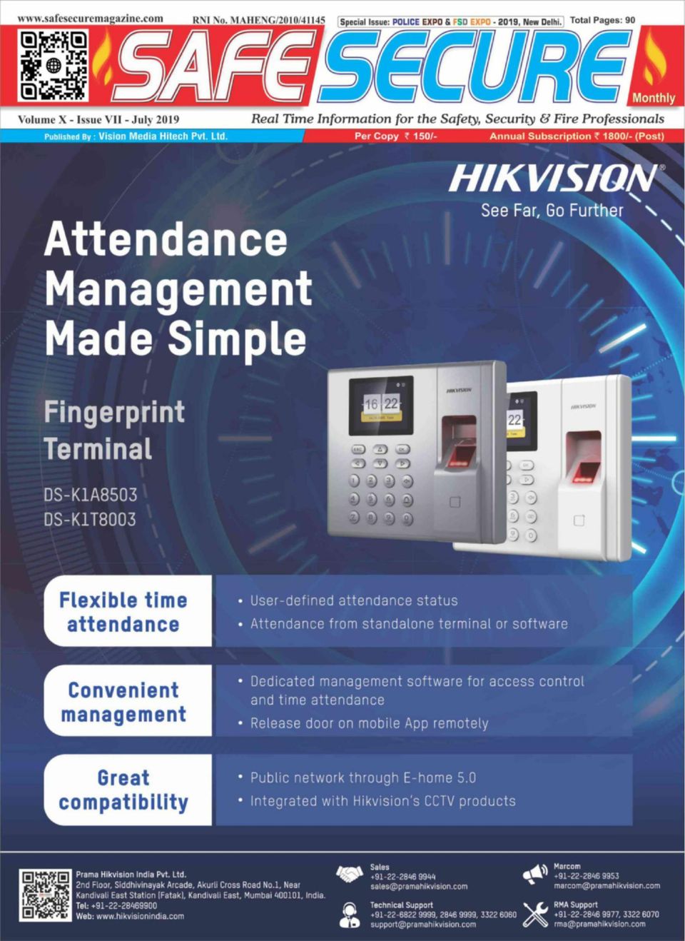 Safe Secure-July 2019 Magazine - Get your Digital Subscription