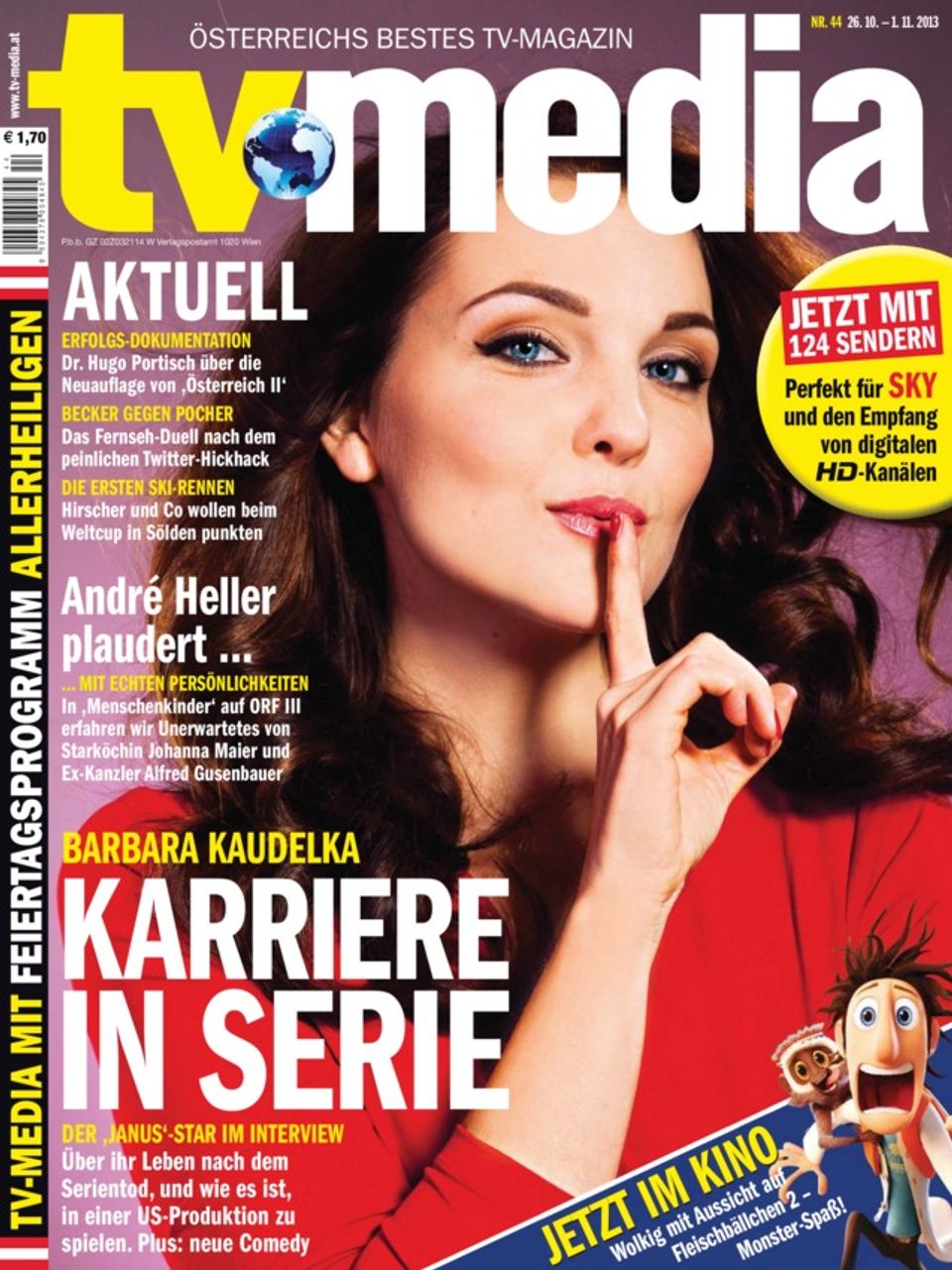 TV-MEDIA ePaper-Nr. 44 26. 10. – 1. 11. 2013 Magazine