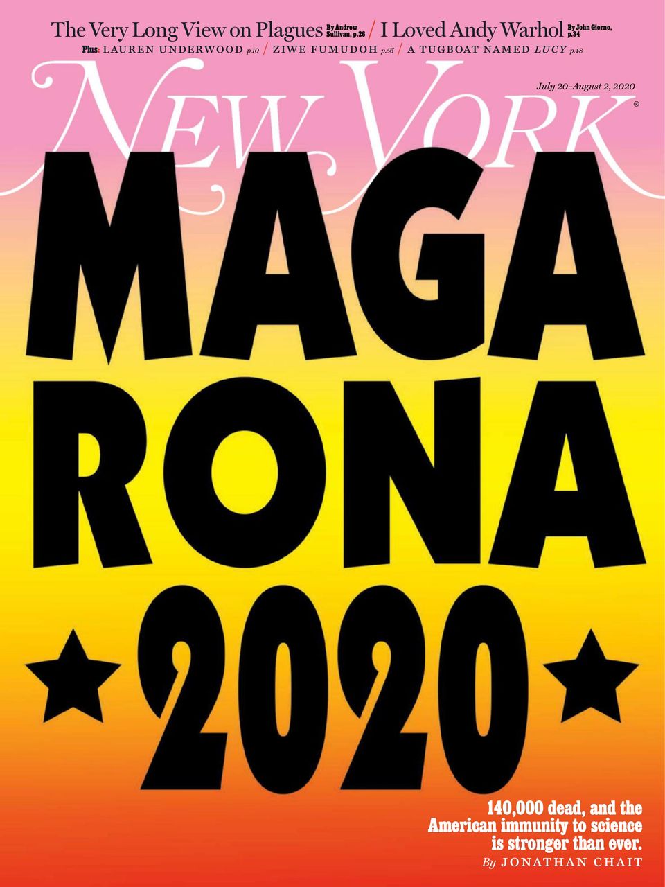 New York magazine-July 20 - August 02, 2020 Magazine