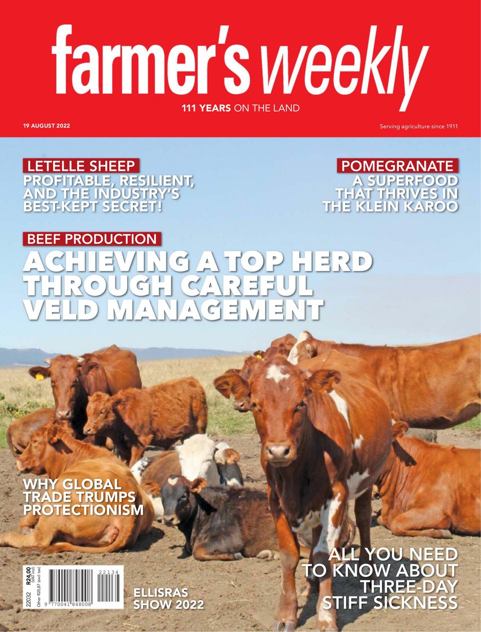 Farmer's Weekly-Farmer's Weekly 19 August 2022 Magazine